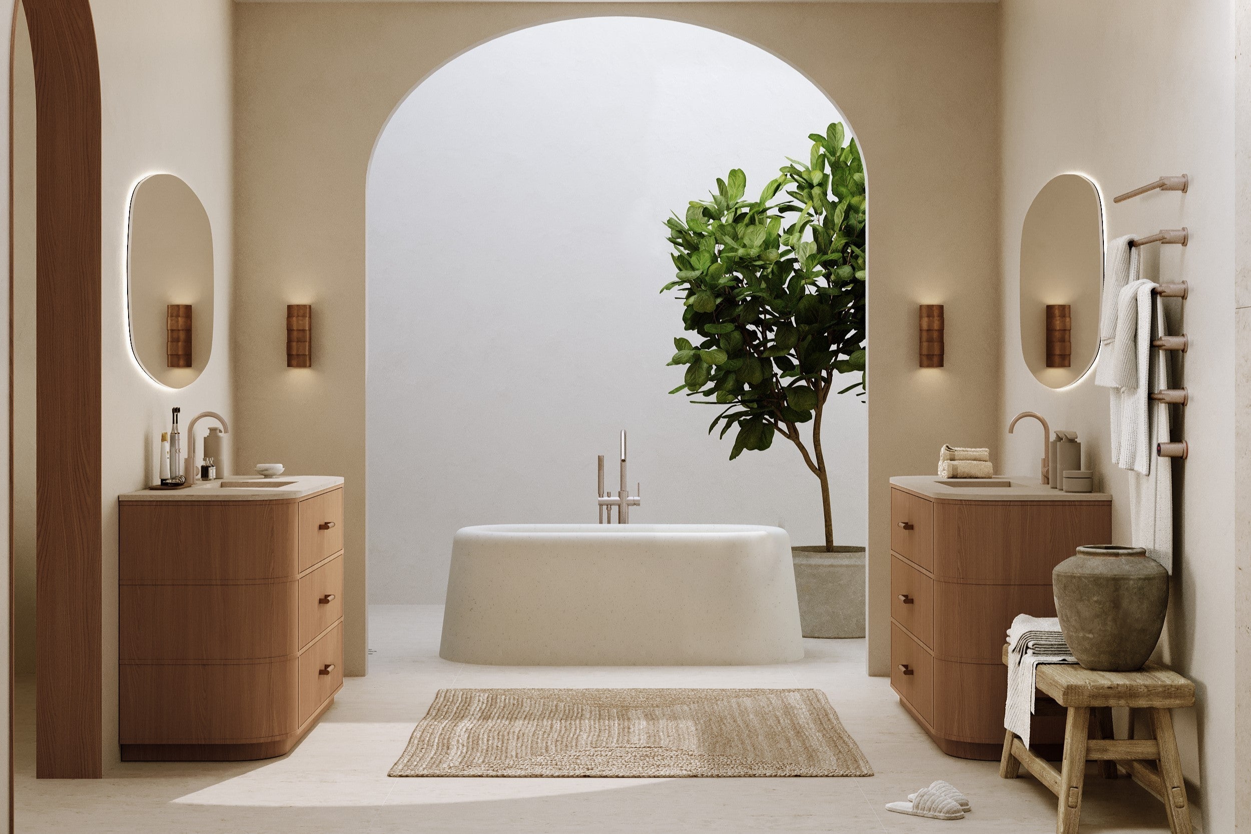 Badkamerstijl Brave Beauty: viert de kracht van contrast – Mastello